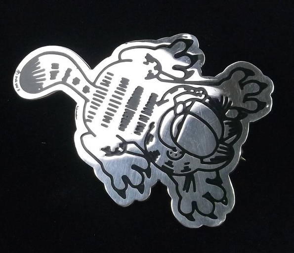 Mint Heavy Vintage Taxco Sterling Silver Garfield