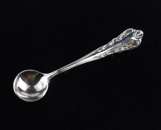Stunning Vintage Easterling Sterling Salt Spoon Brooch - Dec 12, 2021 ...