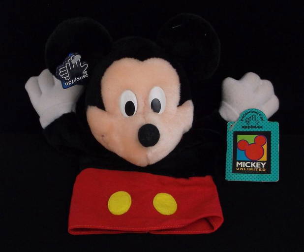 Mint Vintage Nwt Disney Mickey Mouse Puppet New