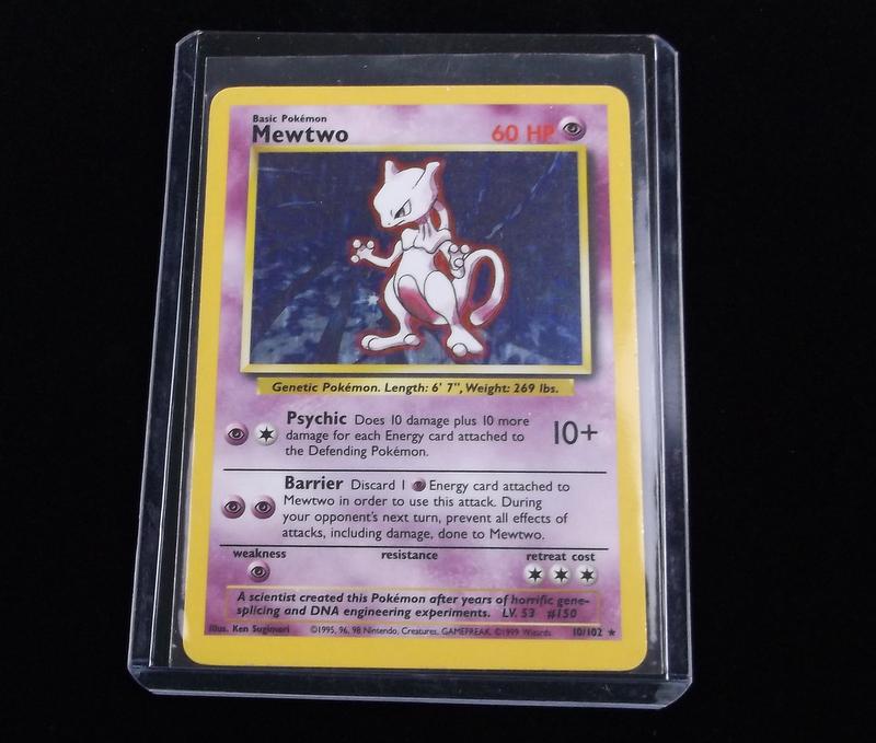 Vintage 1999 Pokemon Mewtwo Rare Holo Card - Feb 26, 2023 | Sabertooth ...