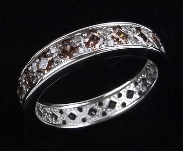 Elise Adoree Designer Sterling Silver Quartz Ring