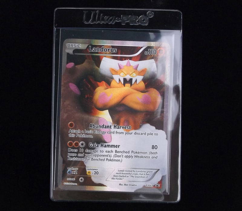 2012 Pokemon Landorus Full Art Ultra Rare Black Star Auction