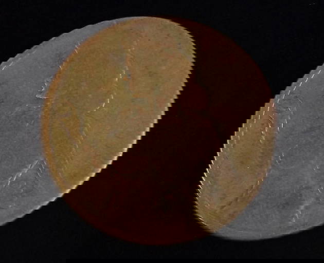 Rare Vint 1940s Heads Tails Copper Flip Coin