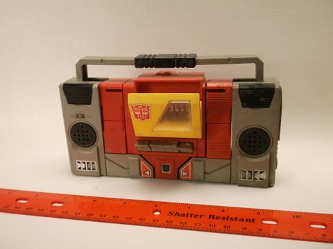 Vintage 1984 Transformers Boom Box Toy