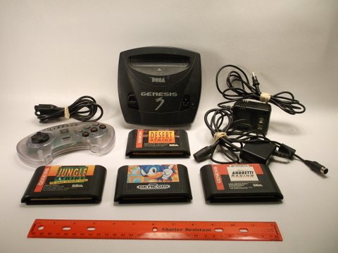 Rare Sega Genesis 3 Game System With Games - Jul 14, 2014 | Sabertooth ...