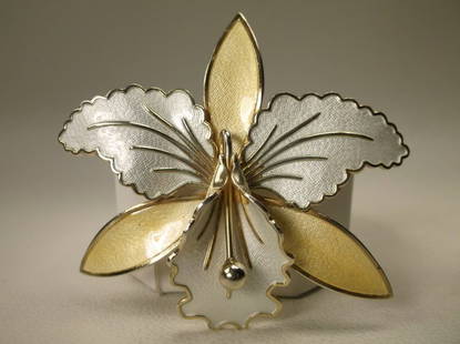 Antique Norway 830s Sterling Silver Brooch Norway