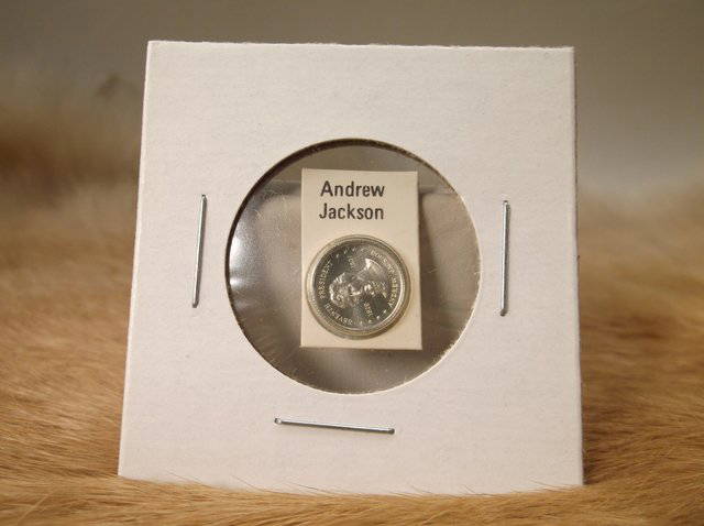 Andrew Jackson Sterling Silver Presidential Coin