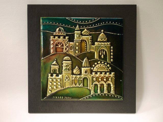 Gorgeous Israel Hadar Aviv Copper Artwork