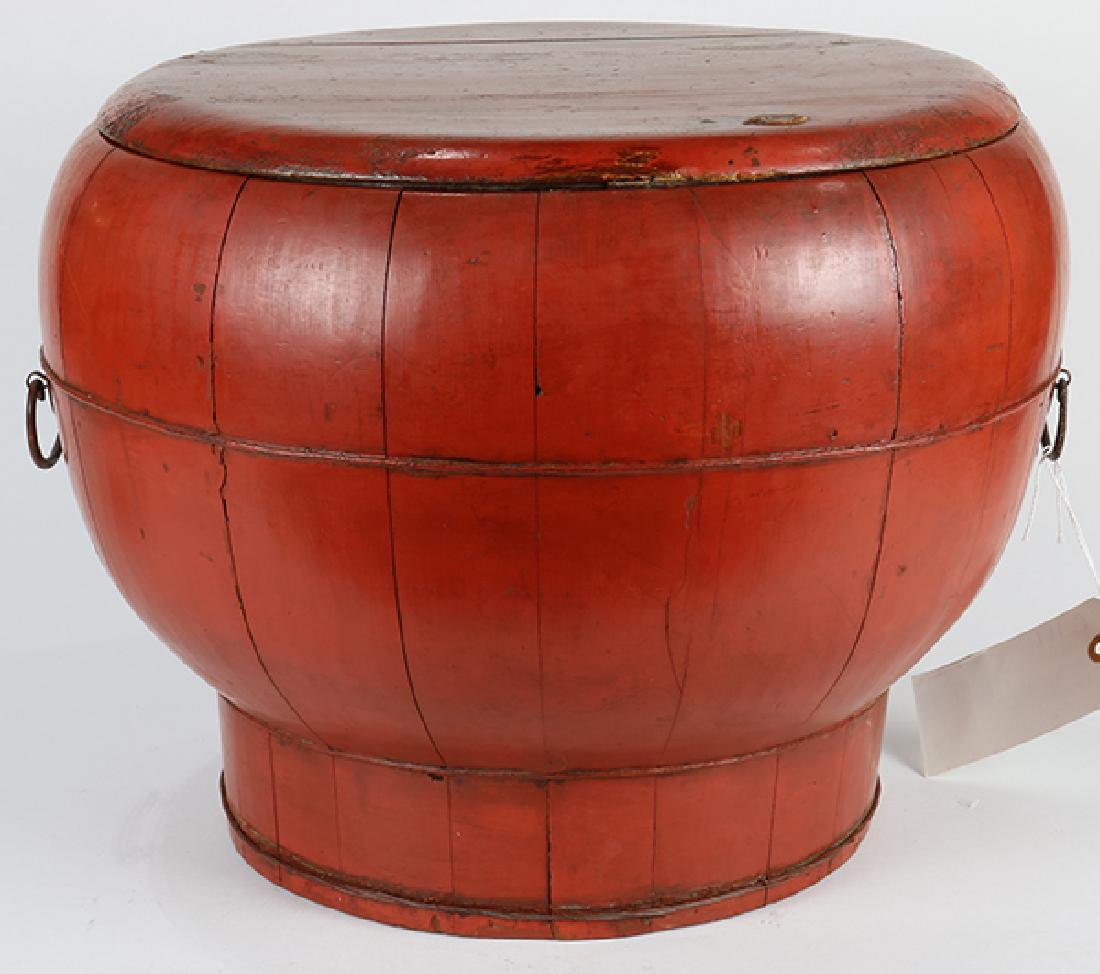 Chinese Lacquered Circular Box - Jul 13, 2013 | Clars Auction Gallery in CA