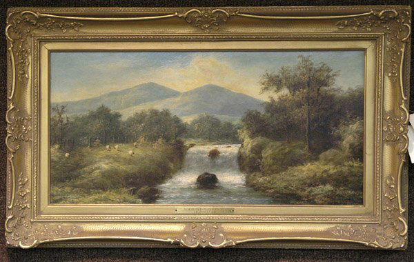 Painting Benjamin Leader British