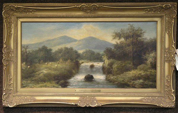 Painting Benjamin Leader British