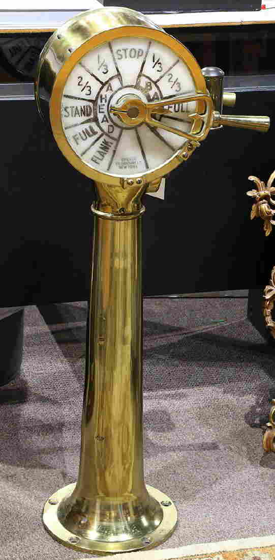 American marine brass engine order telegraph by Brelco - Oct 15, 2017 ...