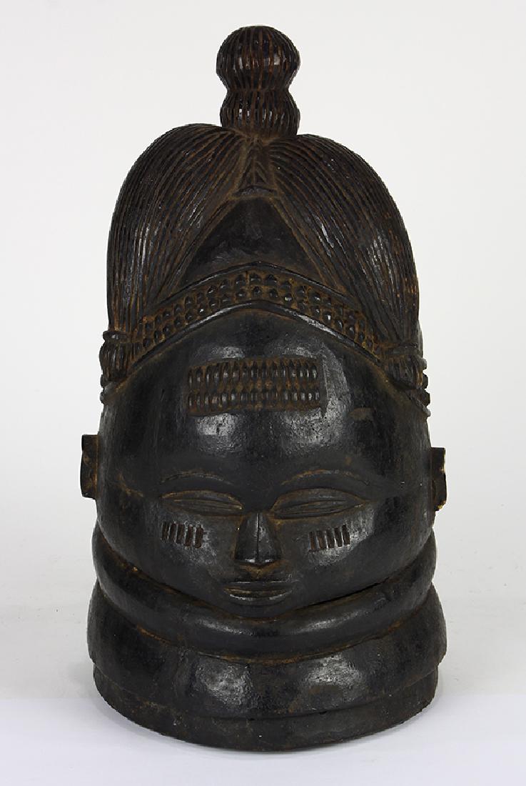 Bundu helmet mask used in dances by the Sande Society