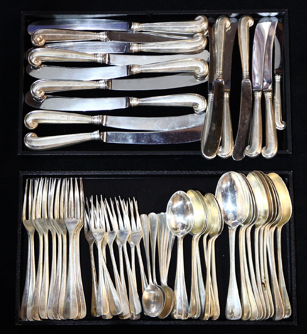 (lot of 60) Steiff sterling flatware