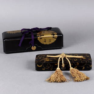 Two Japanese Komai Boxes
