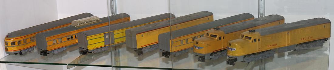 American Flyer Model Train Group, Consisting Of Yellow