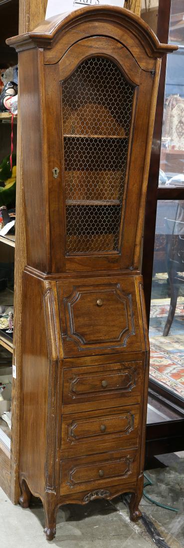 Provincial walnut hutch