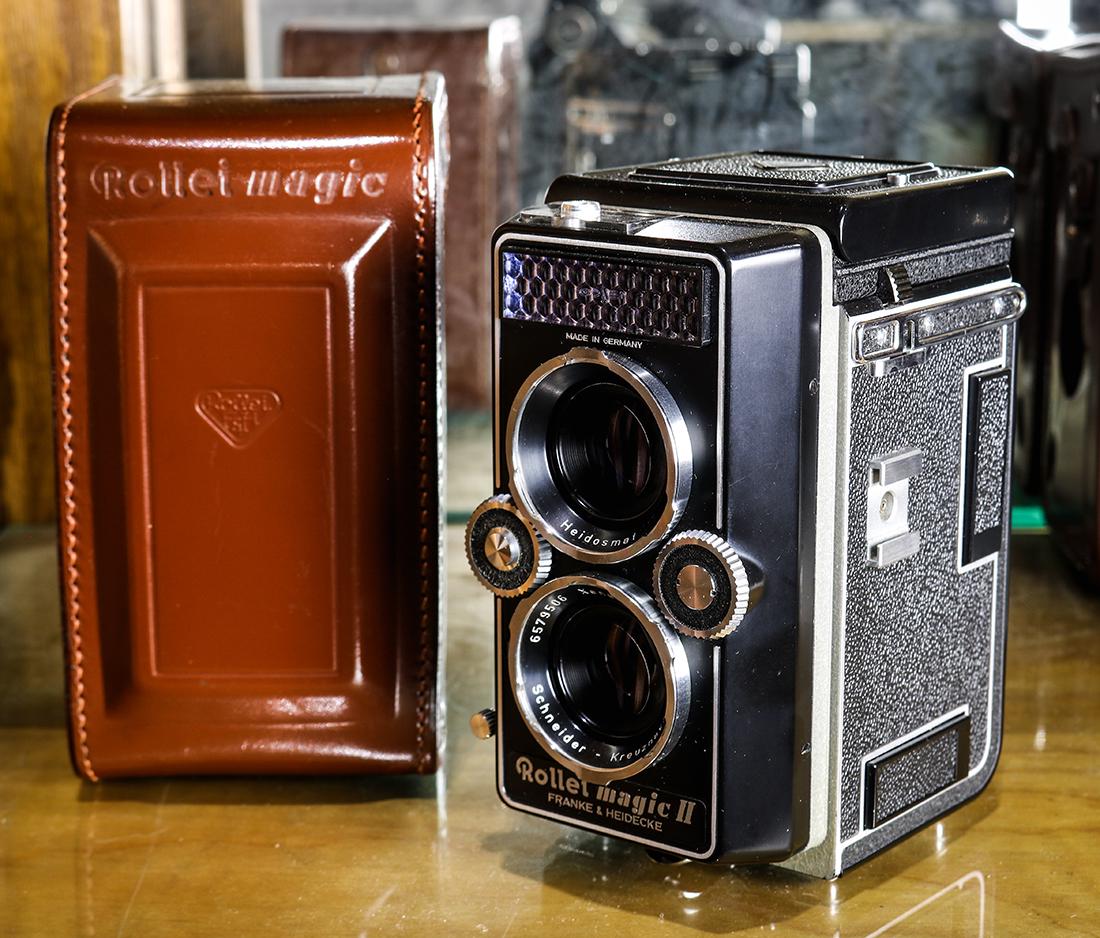 Rollei magic II camera, 75mm, f/3