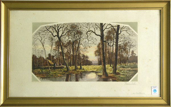 452: Etching Francis Roth European