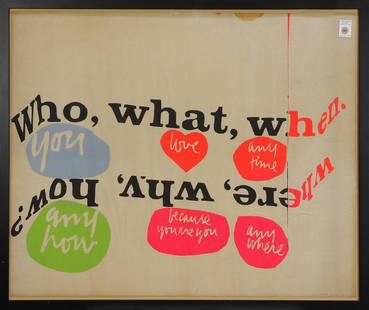 Sister Corita Kent Lithograph