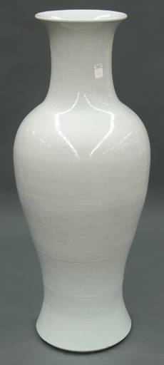 Monumental Celadon Porcelain Vase