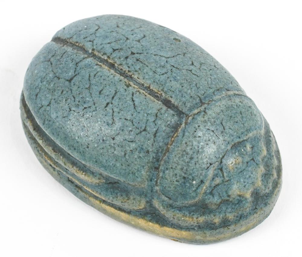 Grueby Art Pottery Scarab Paperweight - Sep 15, 2019 | Clars Auction ...