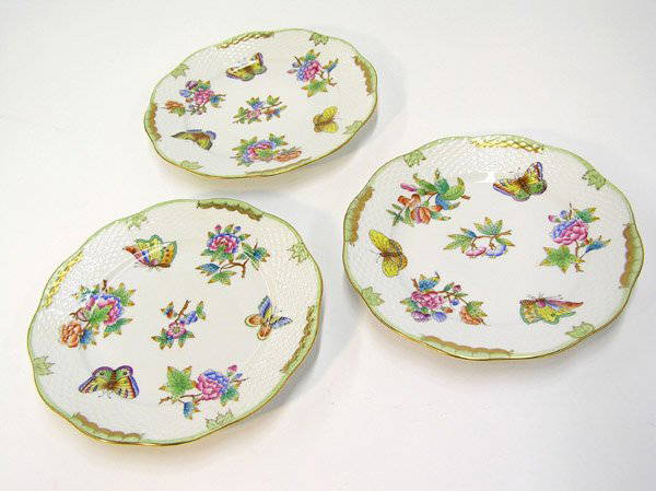 Herend Porcelain Dessert Plates