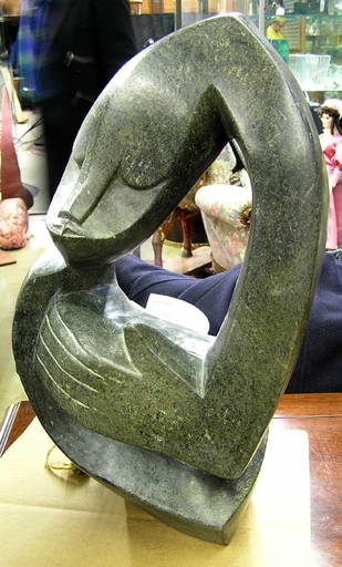 Zimbabwe Carved Springstone Sculpture