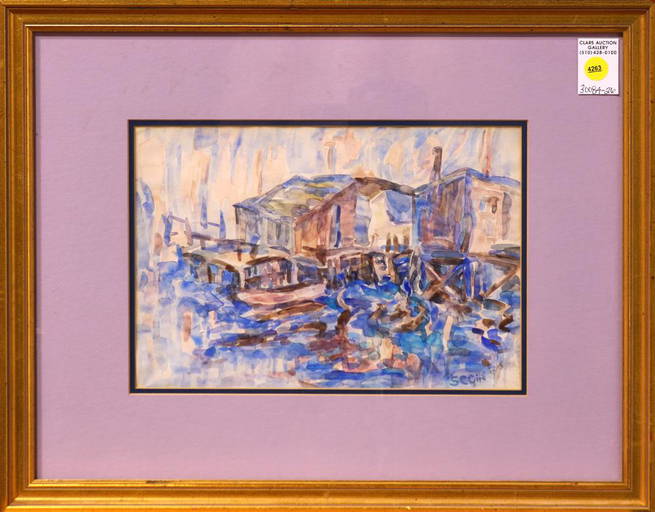 Watercolor, Manner of Seldon Connor Gile - Nov 16, 2019 | Clars Auction ...