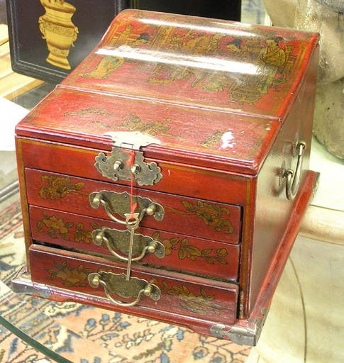 Chinese Decorated Vanity Box