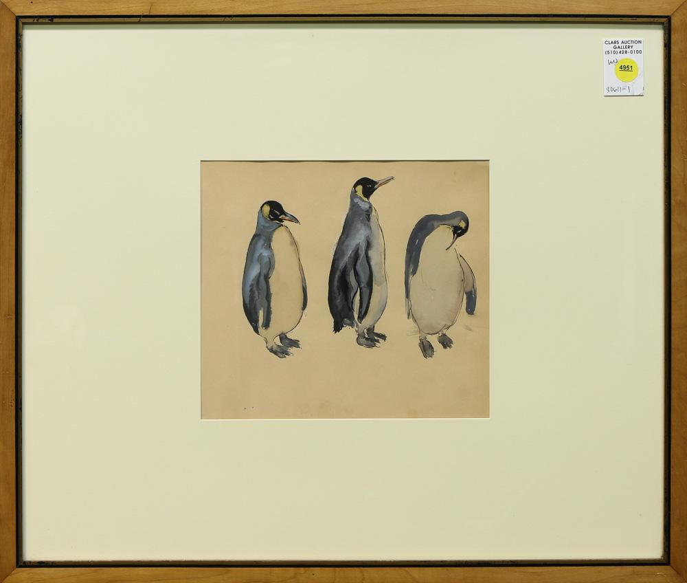 Watercolor, Hal Burrows - Feb 22, 2020 | Clars Auction Gallery in CA