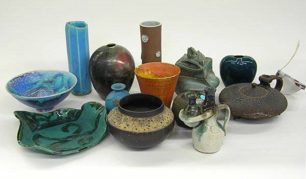 Studio Art Pottery Stan Holtz Raku