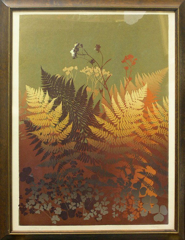 462: Serigraphs Elton Bennett Ferns Forties - Aug 09, 2008 | Clars ...