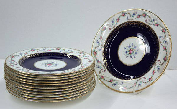 Crown Chelsea China, England Plates