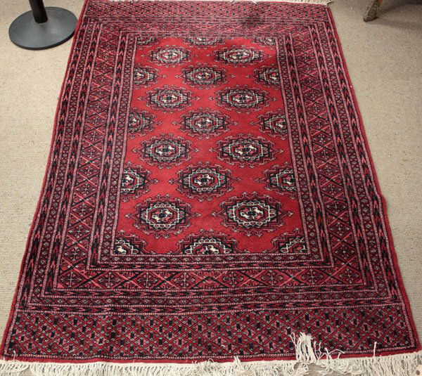 6235: Pakistani Bokara rug carpet - Jan 11, 2009 | Clars Auction ...