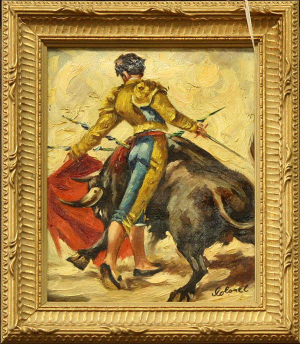 4011: Painting, Bullfighter, Spanish
