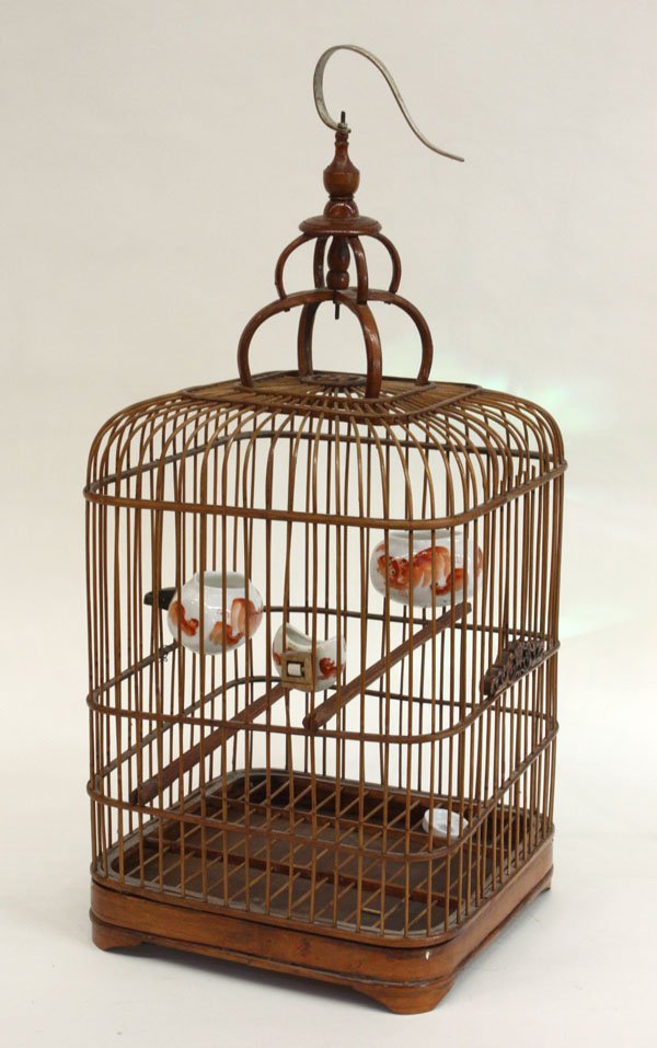 100: Chinese Bird Cage/Bird Feeders