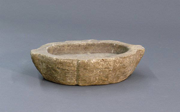 Medieval Stone Carved Marble Basin, Merv Griffin