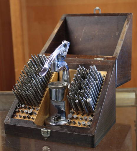 Wood Cased Watchmaker's Set