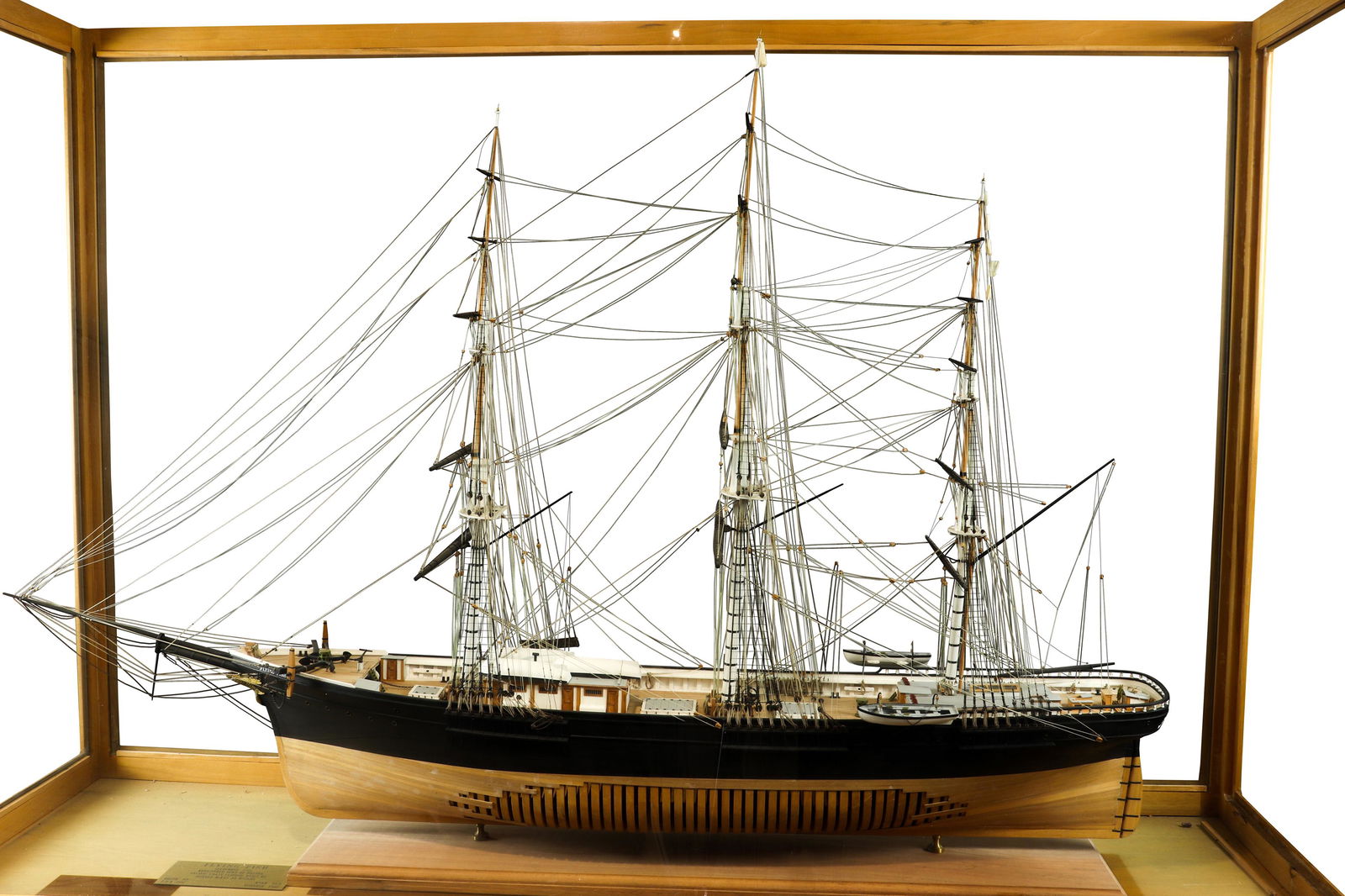 A Large Scale Model Of The Flying Fish Clipper Ship