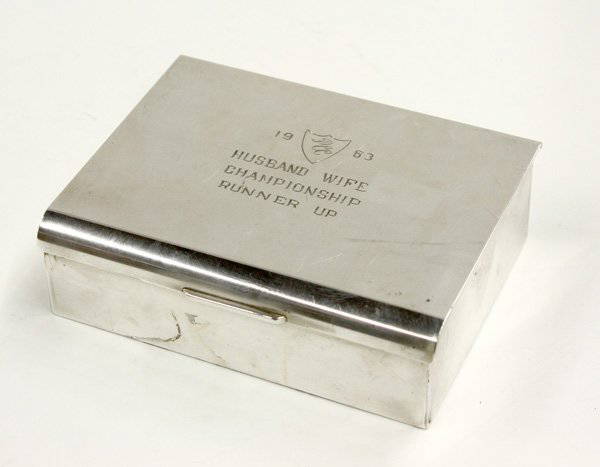 Raimon Sterling Silver Bridge Card Box