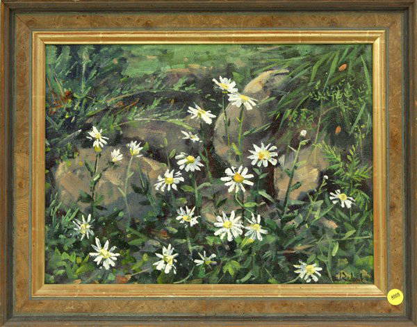 Oil, David Badcock, Wild Daisys