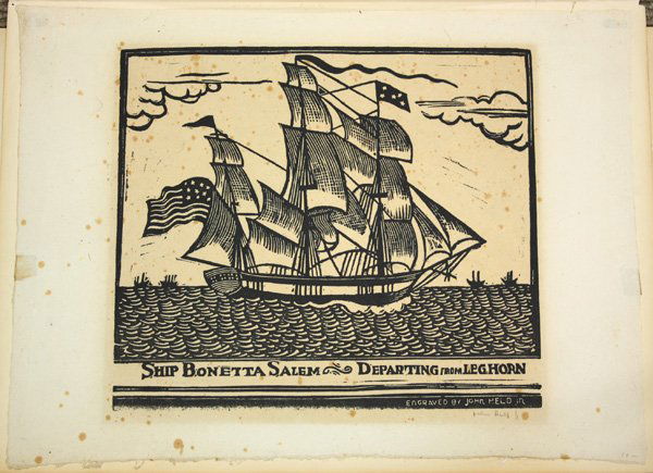 2319: Print, John Held Jr., Ship Bonetta Salem