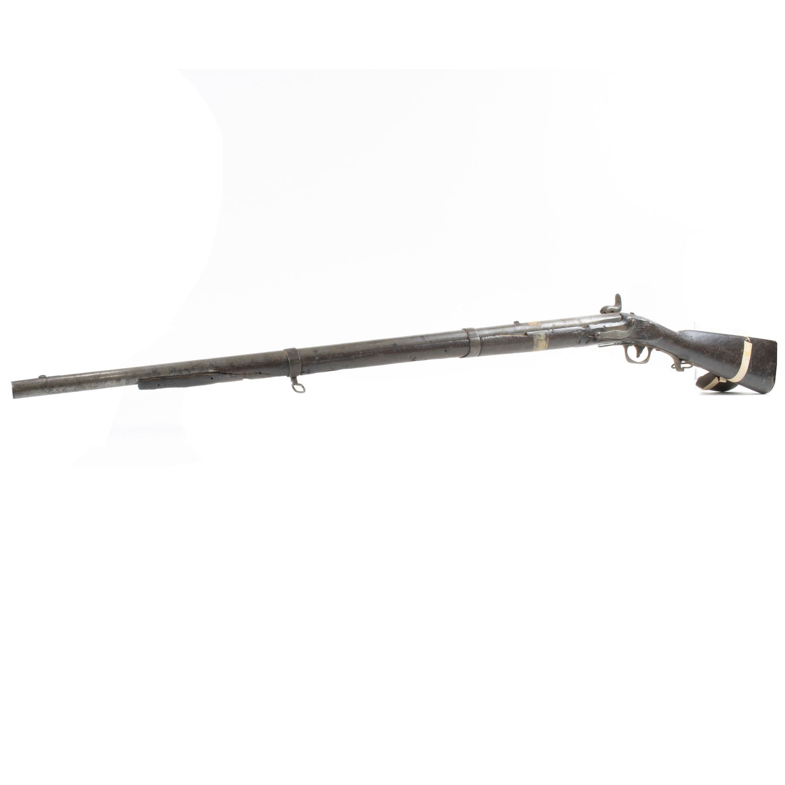 An Us Springfield Flint Lock, Marked Us/jw And 1825