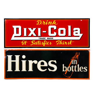 Vintage Soda Fountain Advertising Lamp