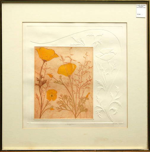 Print, Freda Kadri, Poppies