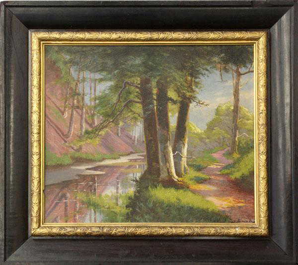 4240: Painting, Carl O. J. Lund, Landscape