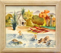 FRAMED BEN HARRIS AIRBRUSH WATERCOLOR, SIGNED NEWMAN DE - Sep 15, 2013 ...