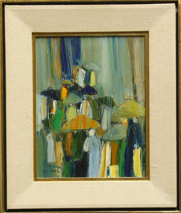 575: Painting, Rod Harder, Rainy Day People, 1970