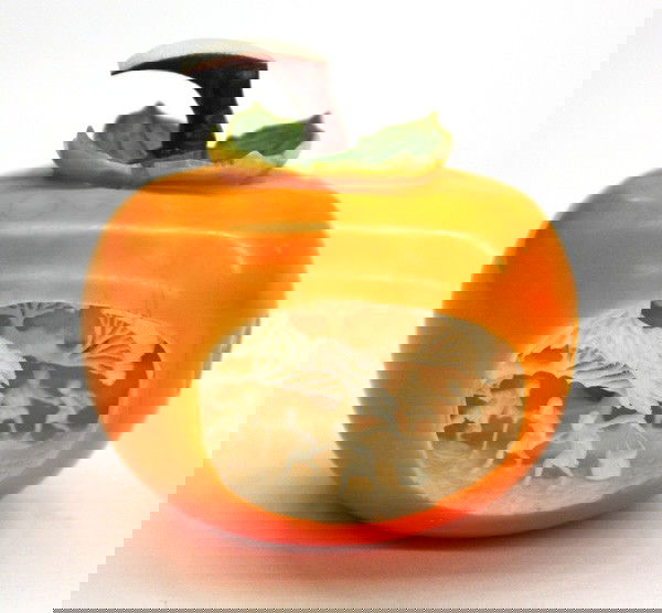 6620: Japanese Polychromed Ivory Carving, Persimmon